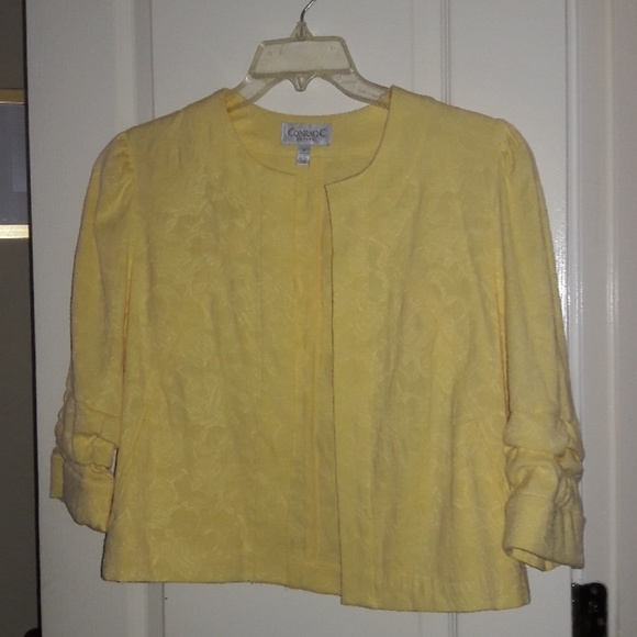 Conrad C | Jackets & Coats | Yellow Businesscasual Day Jacket | Poshmark